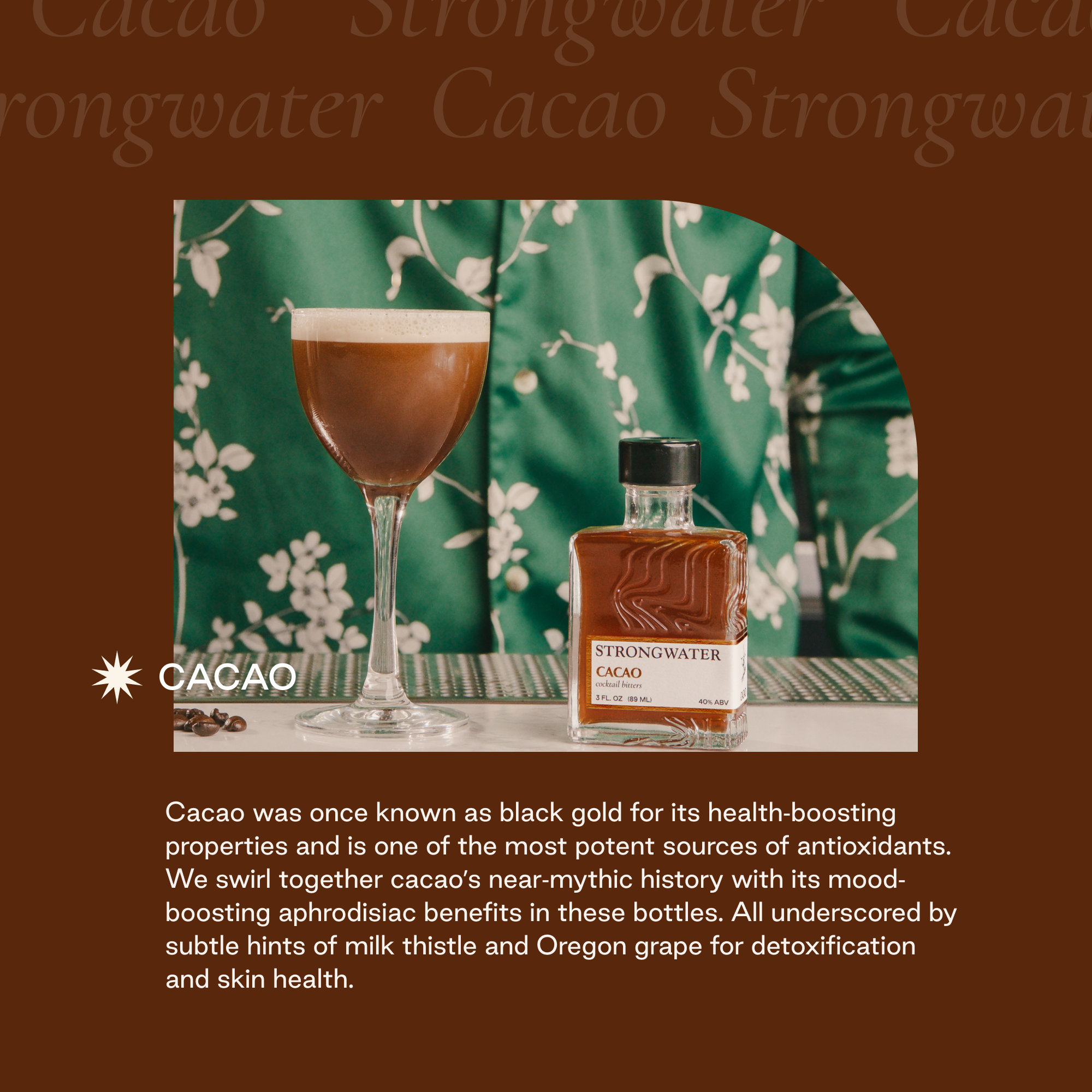Strongwater Cacao Bitters – ARTISO