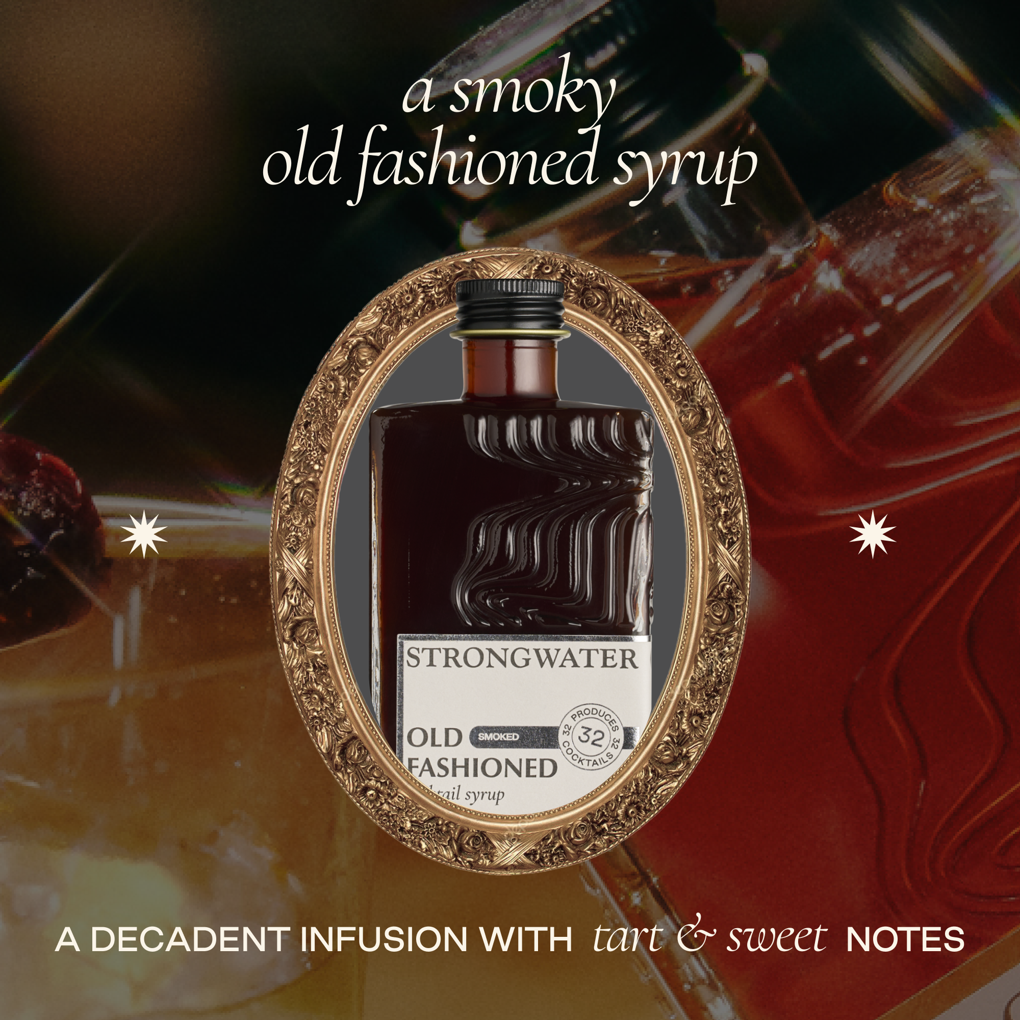 Strongwater Smoked Old Fashioned Cocktail Syrup – ARTISO